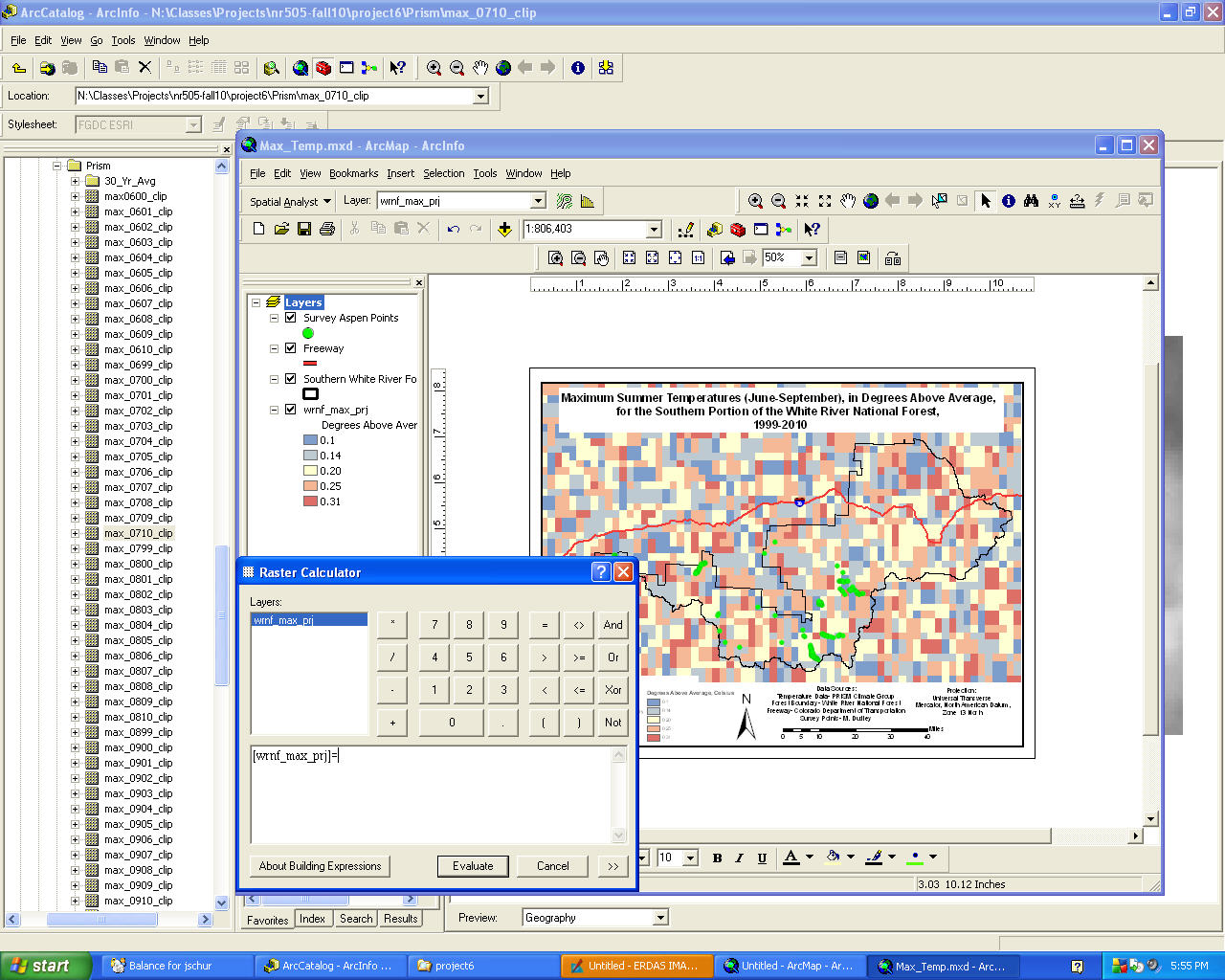 NR505 - Concepts In GIS Group Project